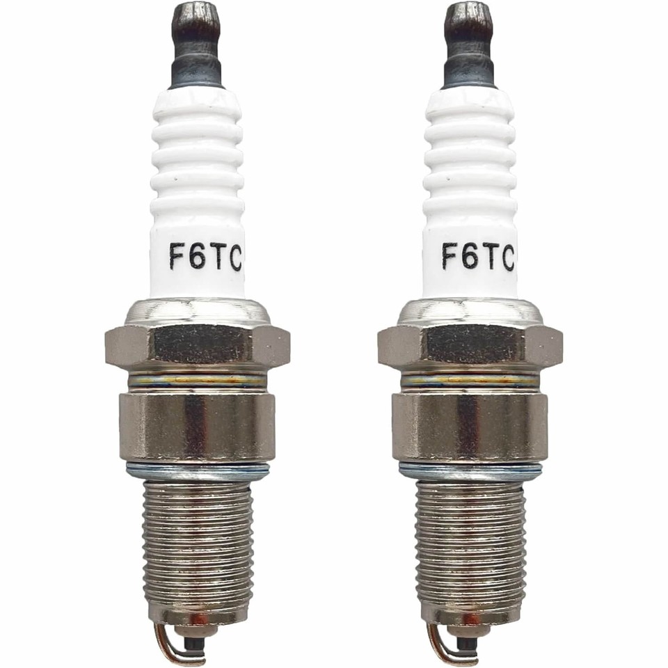 F6TC SPARK PLUG FOR GENERATORS LAWNMOWERS Stens 131-047 N9YC (2-Pack ...