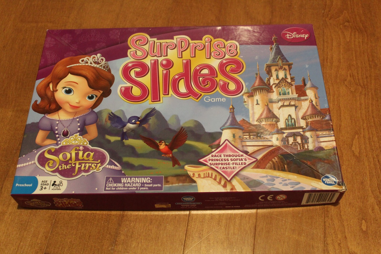 Disney Jr Sofia the First Surprise Slides Board Game like Chutes and ...
