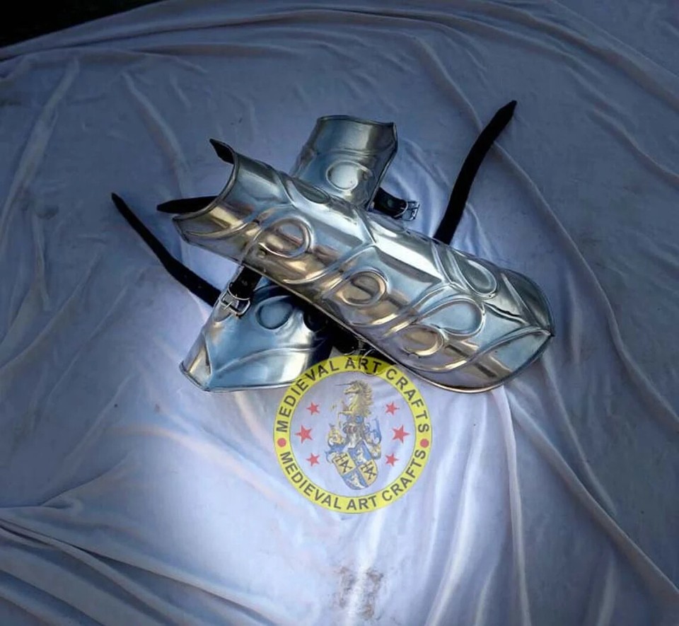 Greek Roman Centurion Leg Guard Protection Armor Cosplay costume Sca ...