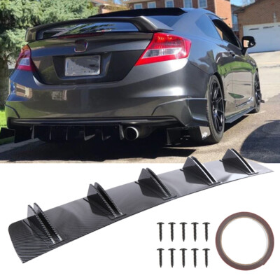 2016-2021 Honda Civic 10th Gen Rear Bumper Lip Diffuser Splitter ...