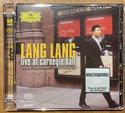 LANG LANG Live at Carnegie Hall Original DGG Double SACD 474875-2 MINT ...