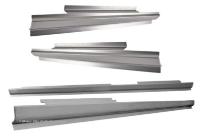 1992-2014 Ford E150 E250 Econoline Slip On Rocker Panels Front & Rear