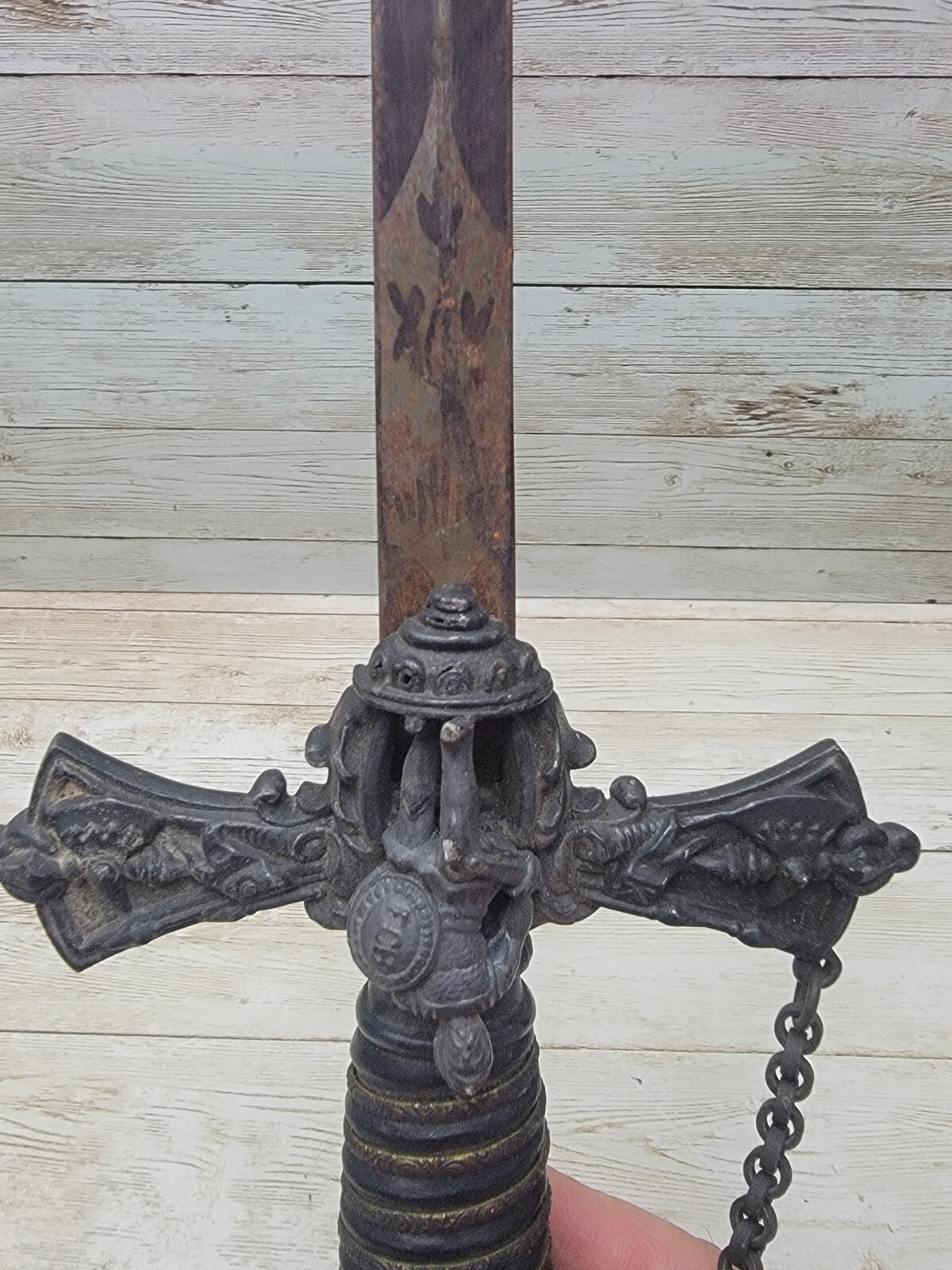 Vintage Antique Knights Of Pythias Ceremonial Masonic FCB Sword Rare ...