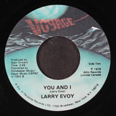 LARRY EVOY: i'm gonna make you mine ATTIC 7" Single 45 RPM | eBay