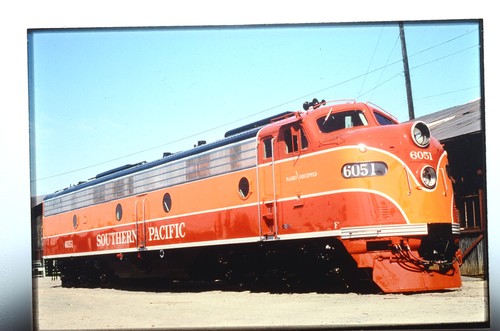 SOUTHERN PACIFIC 6051 1987 original 35mm pakon train photo slide | eBay