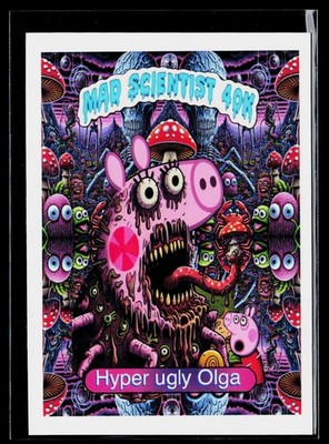 Mad Scientist 40K 3D GPK Spoof ~ SP MAGNET CARD ~ Hyper Ugly Olga Peppa ...