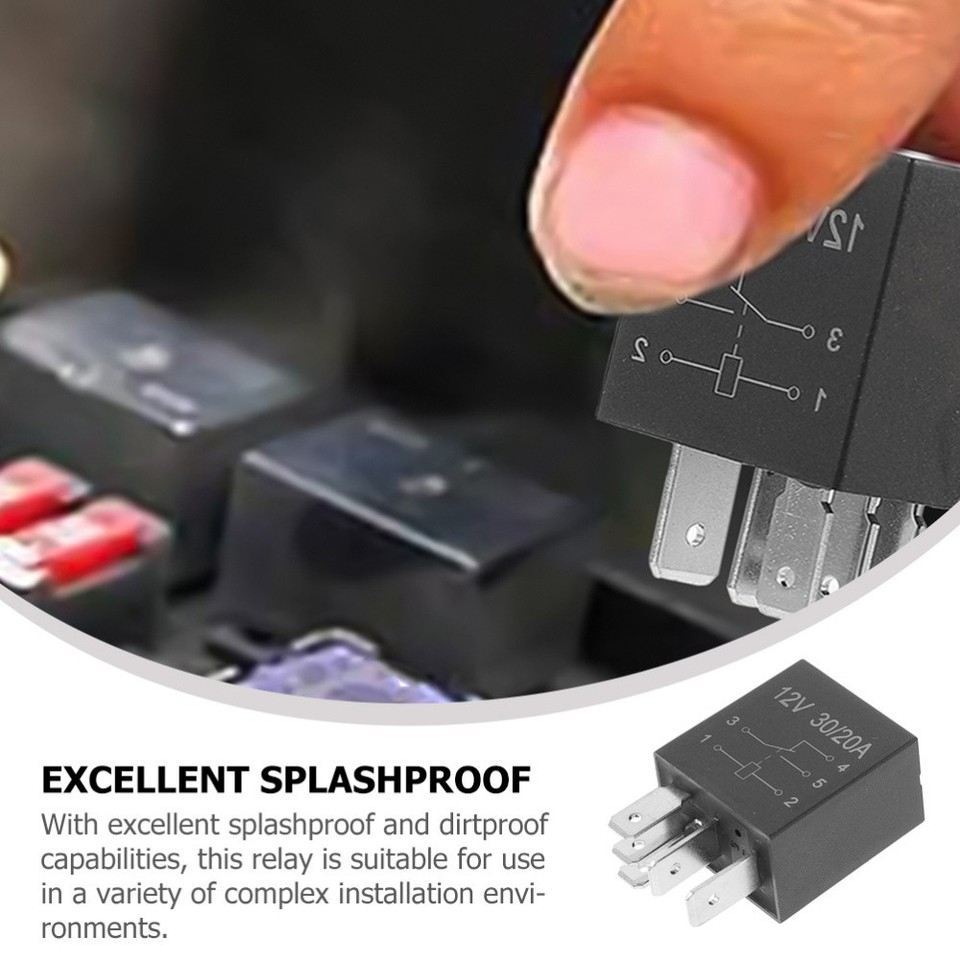 5 Pcs Automotive Relay Starter Electronic Automobile Relays Car Motor ...