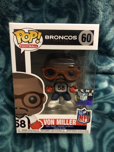 NFL Denver Broncos Funko POP! Von Miller Vinyl Figure #60 White Jersey ...
