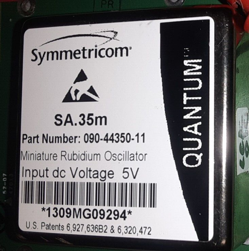 Symmetricom SA.35m Rubidium Frequency Standard TESTED Fast Lock 10MHz ...