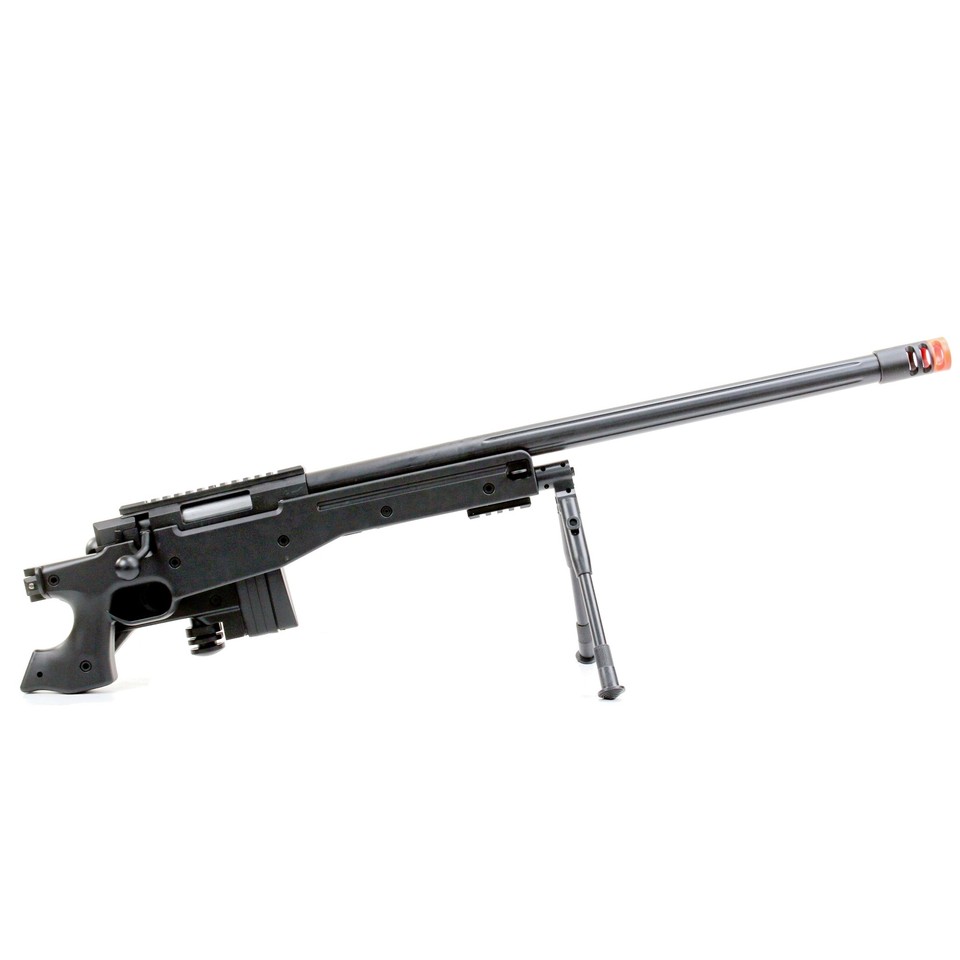 BBTac Bolt Action Airsoft Sniper Rifle Spring Powered Gun Bipod Folding ...