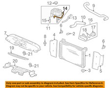 95079921 GM OEM Radiator Outlet Hose Cover for sale online | eBay