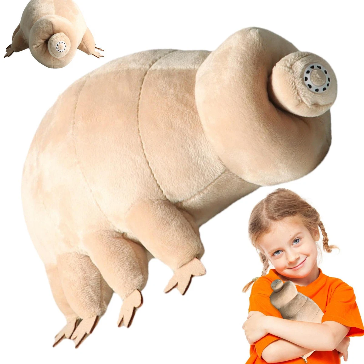 Ugly Stuffed Animal Tardigrade Toys Weird Water Bear Plush, 60% OFF