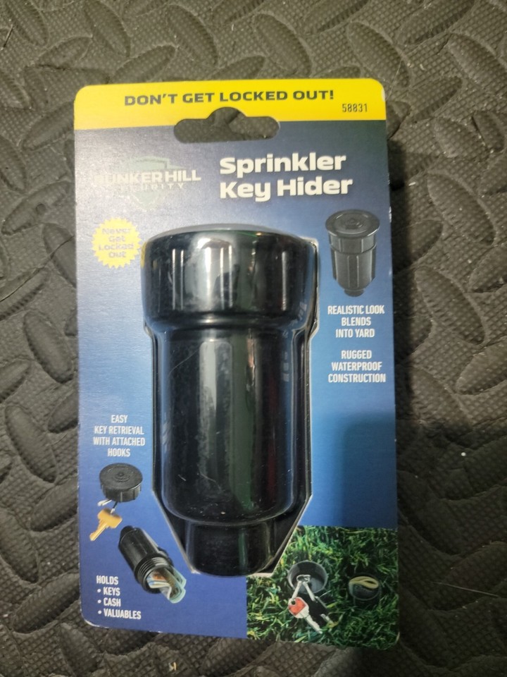 Bunker Hill Sprinkler Key Holder Geocache Waterproof For Keys Cash ...