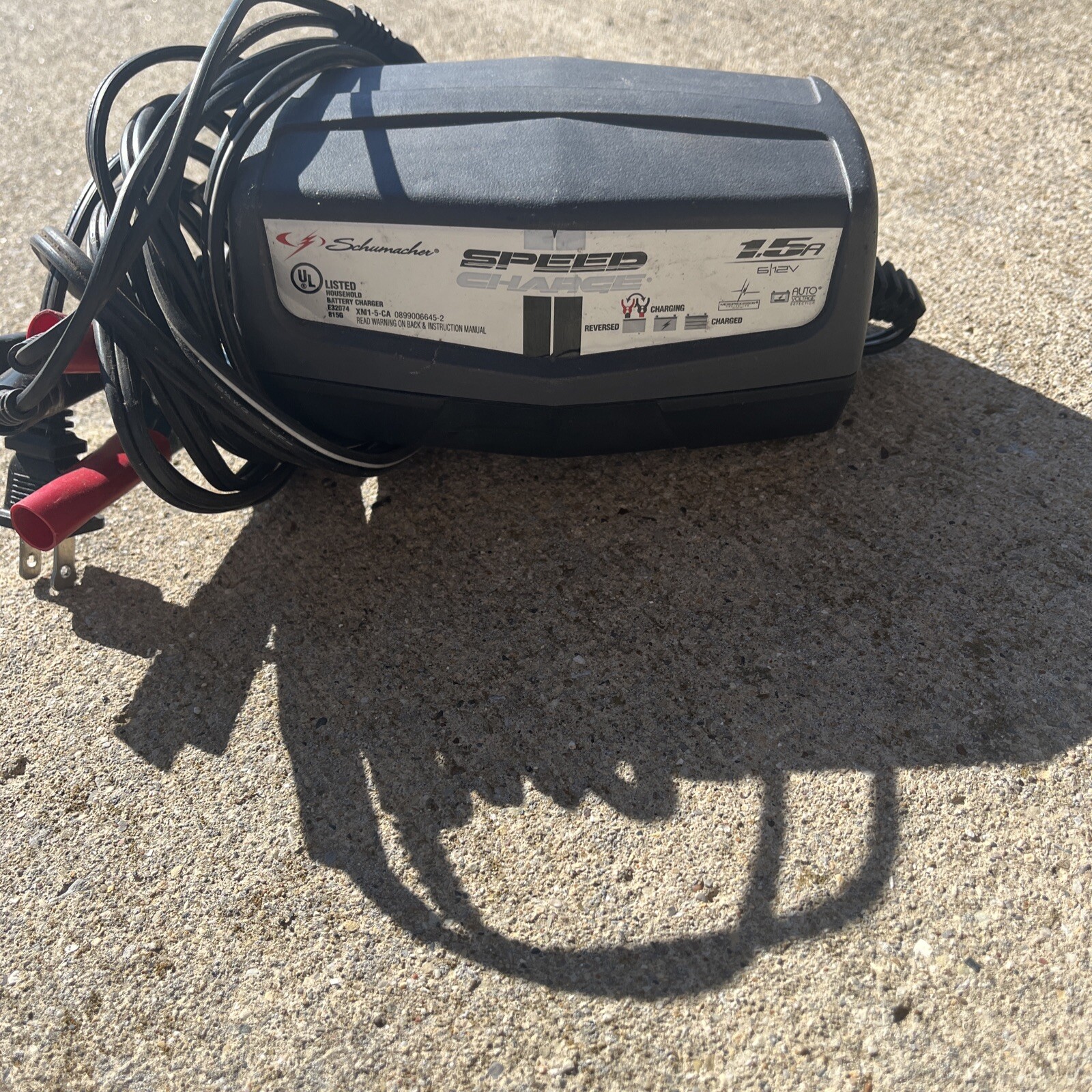 Schumacher 6V/12V 1.5A Speed Charge Car Mower Motorcycle Battery ...