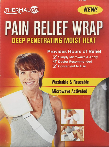 Thermalon Microwave Activated Moist Heat Pain Relief Wrap, Multi ...