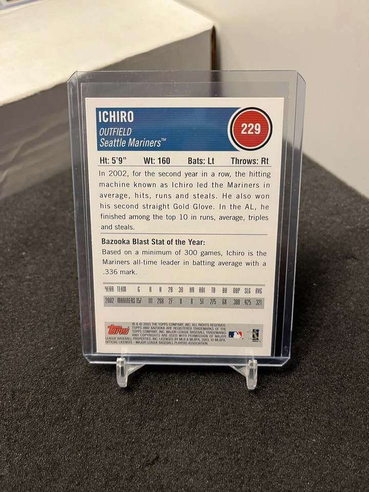 Ichiro 2003 Topps Bazooka card 229 Seattle Mariners | eBay