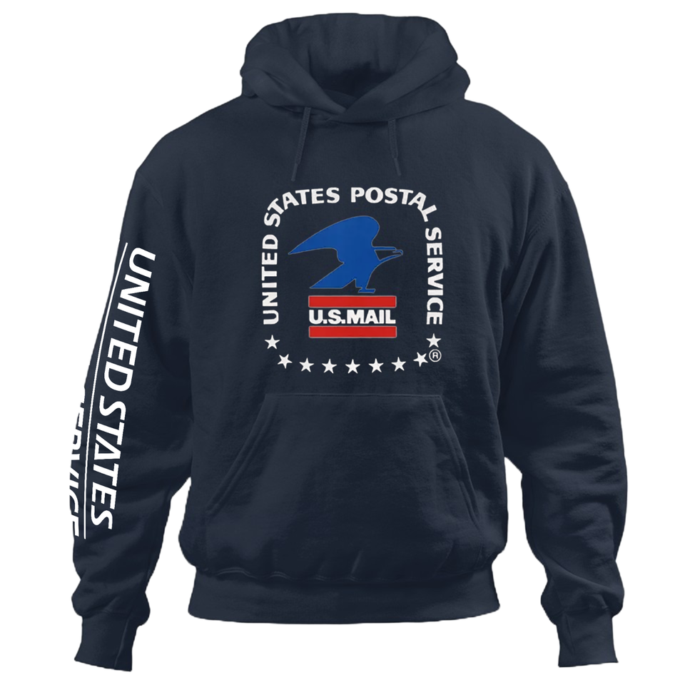 New USPS Sweatshirt Hoodie Funny American USA, Post Office Hoddie With ...