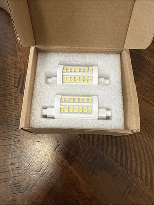 15W Dimmable R7S LED Bulbs 78MM - Natural White Light, 150W Halogen ...