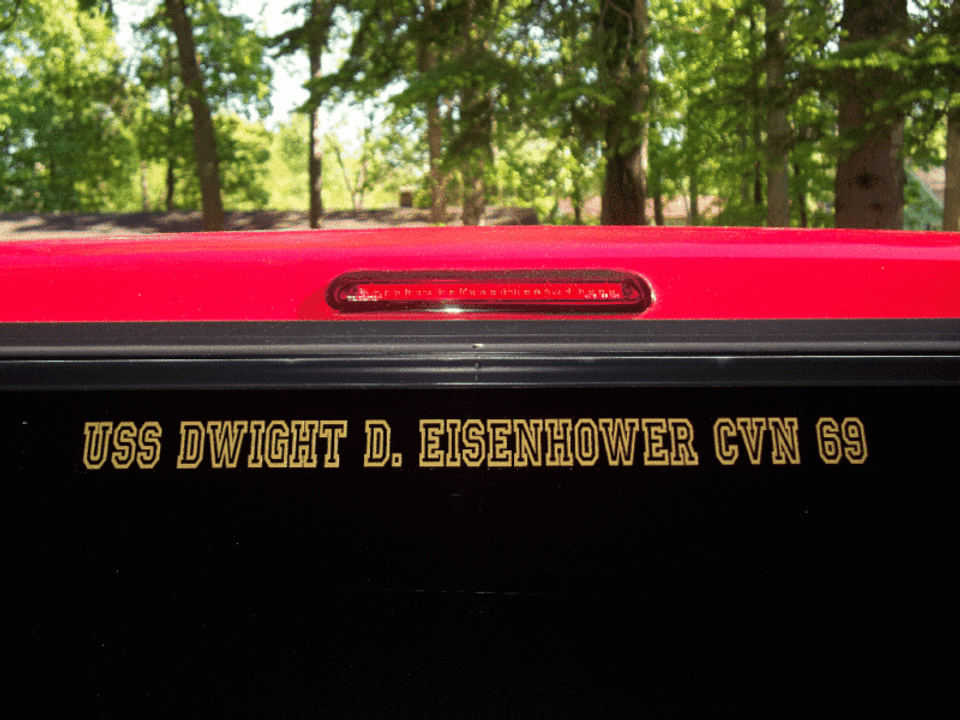 USS DWIGHT D EISENHOWER CVN 69 Decal US NAVY USN S01 | eBay