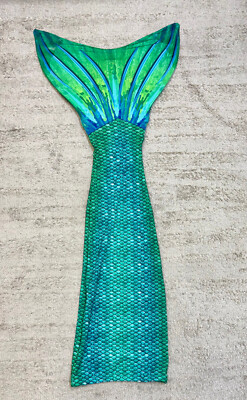 Sun Tail Siren Green Mermaid Tail + Monofin Set for swimming - New | eBay