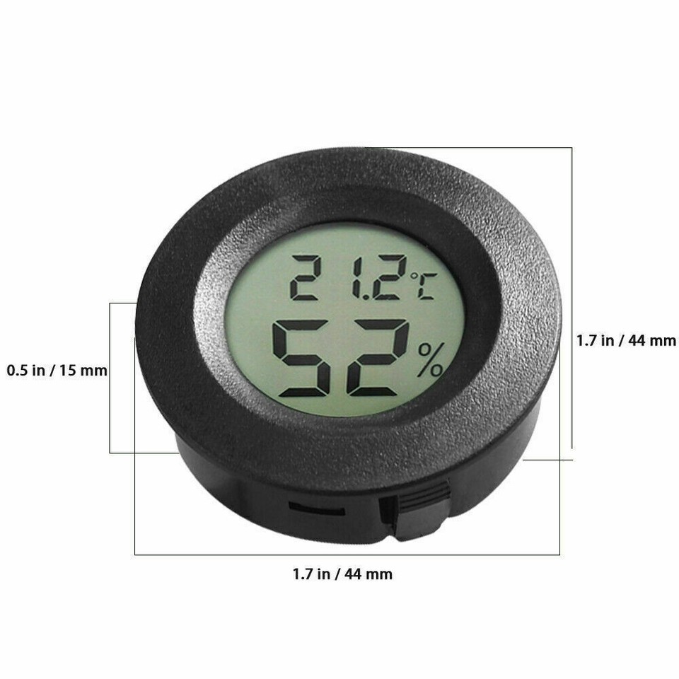 5Pcs Mini Hygrometer Thermometer Fahrenheit or Celsius Meter Digital ...