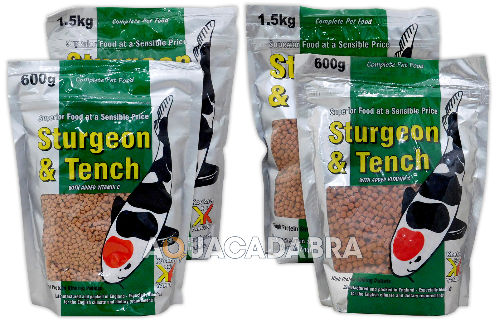 YAMITSU KOCKNEY KOI STURGEON TENCH 600G 1500G 15KG POND FISH FOOD ...