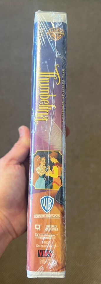 Thumbelina 1994 VHS Sealed w/ Silver Charm Bracelet & Rebate Water Mark Sticker 85392400034| eBay