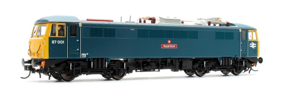 HORNBY 'OO' GAUGE R3739 BR BLUE CLASS 87 001 'ROYAL SCOT/STEPHENSON ...