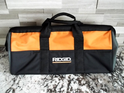 NEW Genuine RIDGID 21" X 9" X 7" Large Heavy Duty 6 Pocket Tool Bag | eBay
