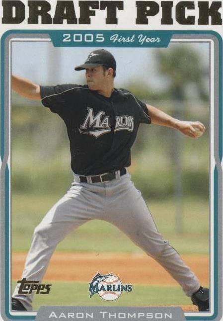 2005 Topps Updates & Highlights - Aaron Thompson #UH315 (RC) for sale ...