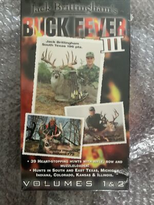 Jack Brittingham’s Buck Fever III (3 ) VHS Tapes Volumes 1 & 2 New ...