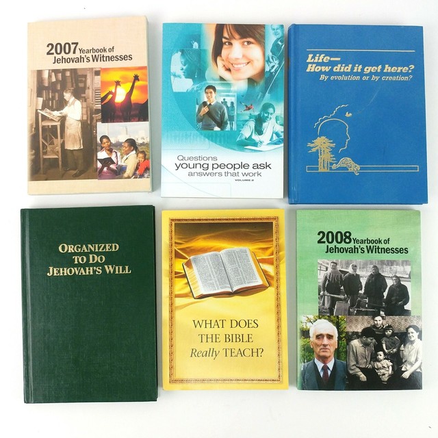 Jehovah's Witnesses Lot Of 6 Books Yearbook Questions Young People Ask ...