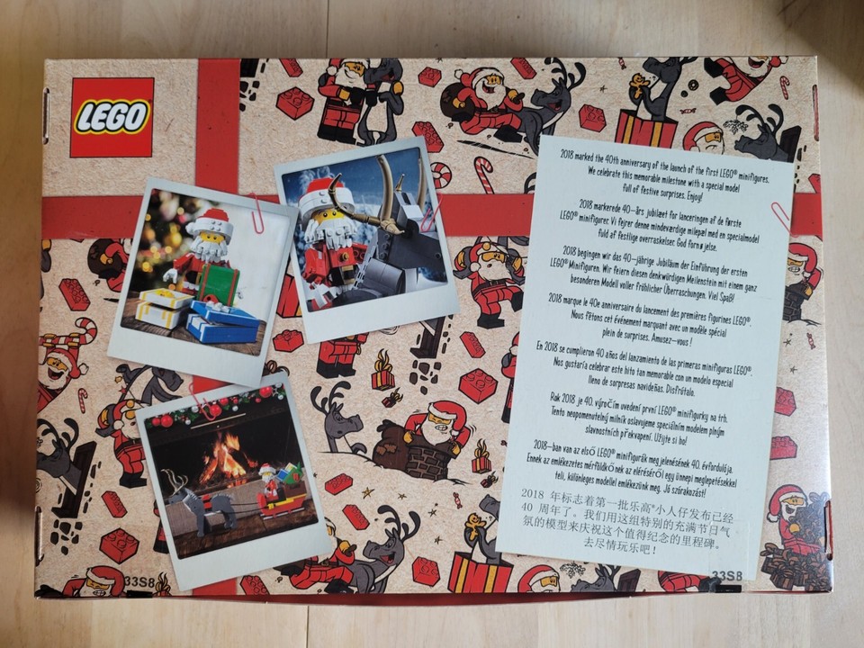 LEGO 2018 Employee-Only Holiday gift 4002018 Santa & Reindeer/ RARE ...
