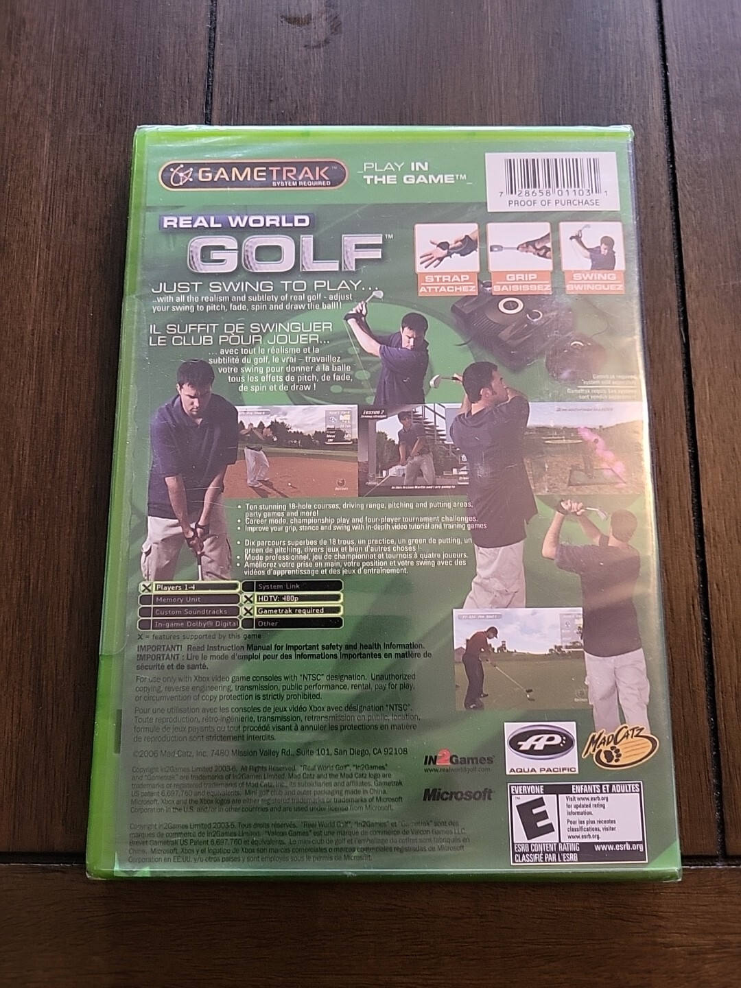 RARE Factory Sealed Real World Golf (Microsoft Xbox, 2006 ...