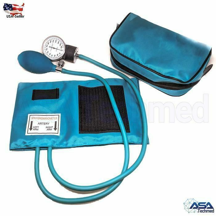 Manual Blood Pressure Monitor BP Cuff Gauge Aneroid Sphygmomanometer ...