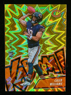 2024 Panini Absolute Football Caleb Williams Rookie Gold Kaboom 01/10 ...