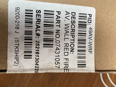 Simplex TrueAlert 49AV-WRF ES Wall Mount Addressable Audible/Visible ...