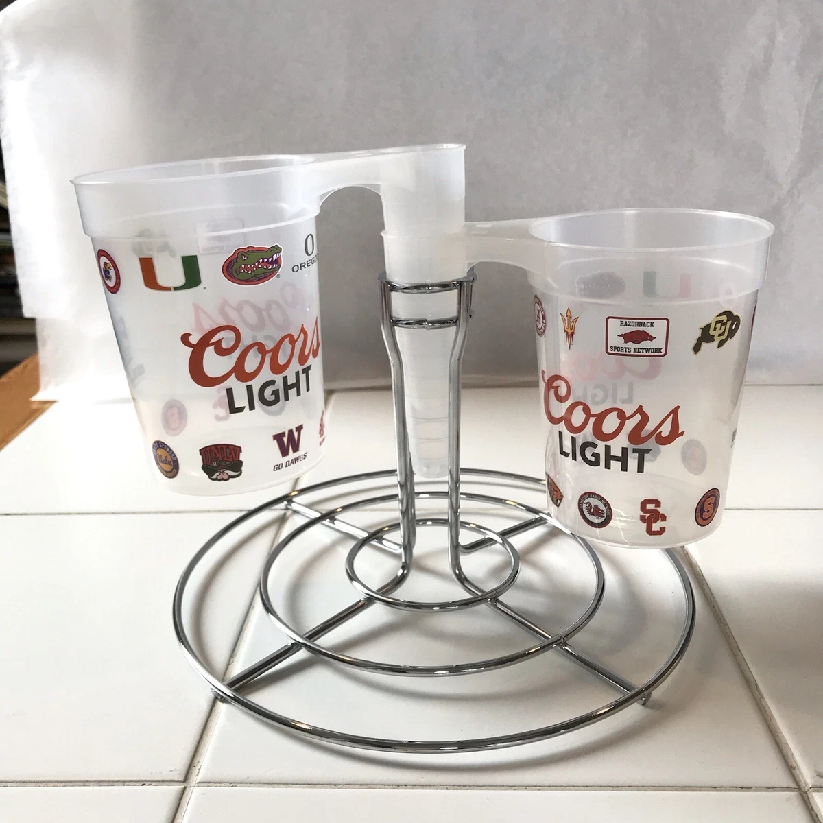 Coors Light Plastic Cups