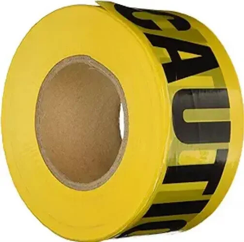 High-Visibility "Caution" Safety Tape, (3' X 1000')Roll | eBay