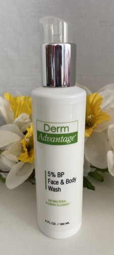 Derm Advantage 5% BP Cleanser Face Body Wash FOR ACNE 6oz Ex03/2016 | eBay