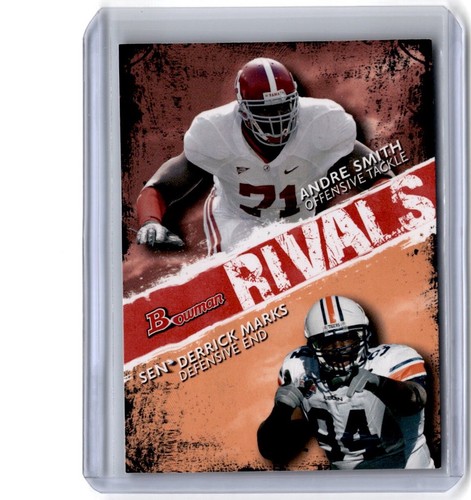 2009 Bowman Draft Picks #R8 Andre Smith / Sen'Derrick Marks Rivals | eBay