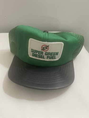Vintage Snap-back Trucker Cap Southern States Super Green Diesel Fuel ...