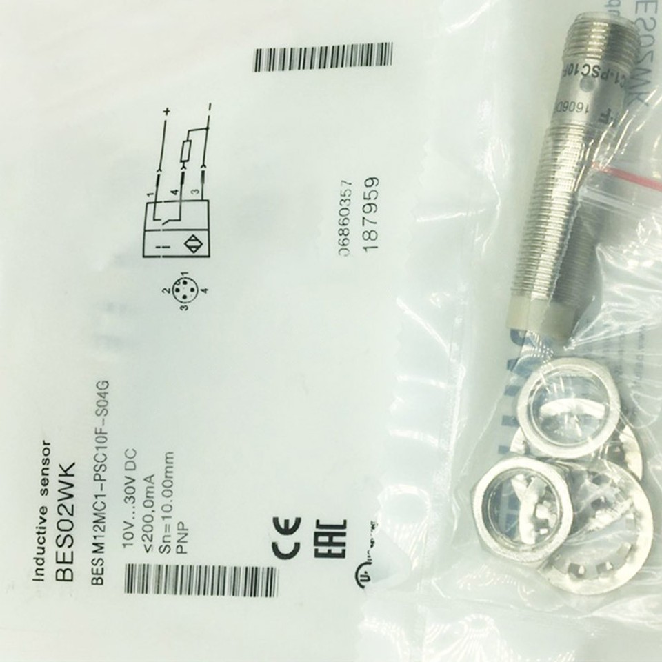 10-30V DC Inductive Sensor For BES02WK BES M12MC1-PSC10F-S04G Proximity ...