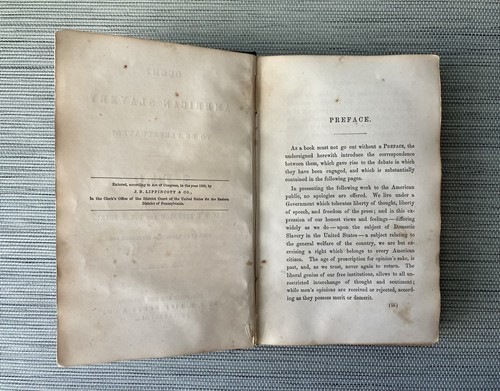 Rare 1st Ed. Ought American Slavery to be Perpetuated? A Debate Rev’s ...