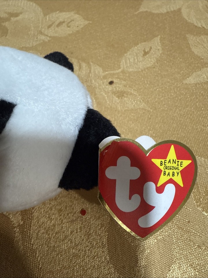 Vintage RETIRED Ty Beanie Baby FORTUNE Bear ERRORS With Tags RARE | eBay