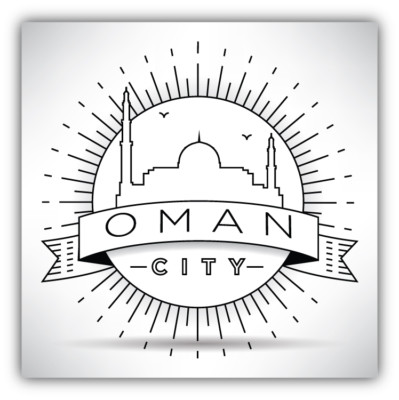 Oman City Label Car Bumper Sticker Decal - "SIZES'' | eBay