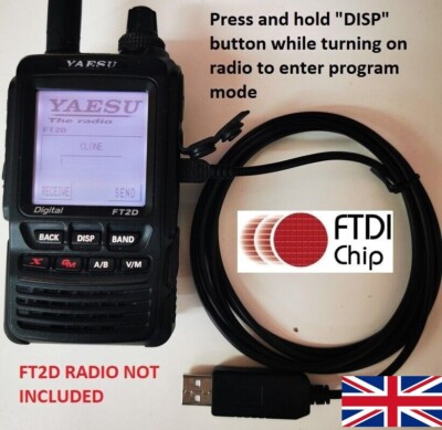 Yaesu FT1D FT2D FT3D FT5DR USB Programming Cable ADMS8 SCU-19 Fusion ...