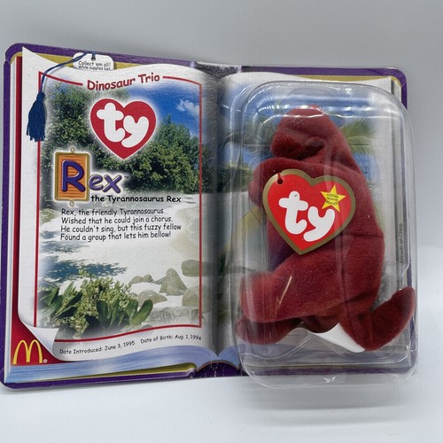 Ty Beanie Baby "Dinosaur Trio REX The Tyrannosaurus Rex" Bear | eBay