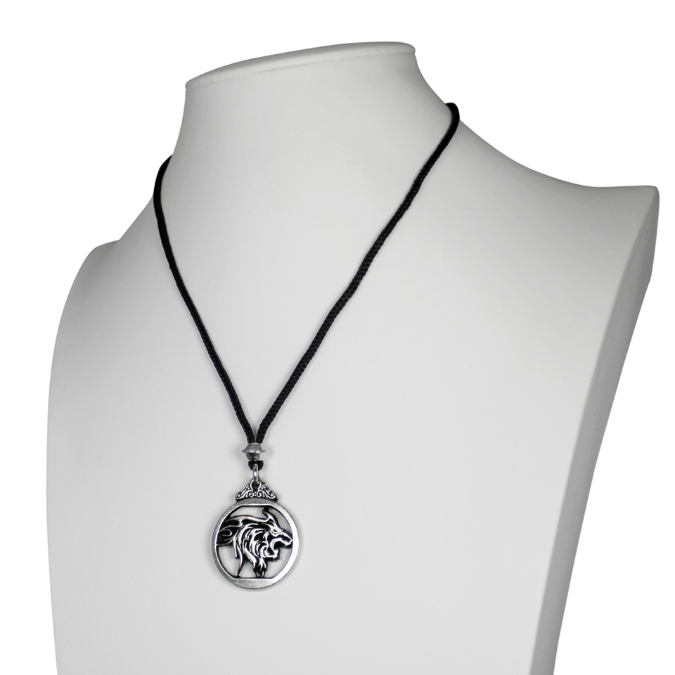 Howling Werewolf Necklace Wolf Pendant - Sturdy Wolves Wolfman Pewter ...
