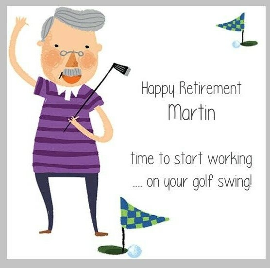 Happy Retirement Golf